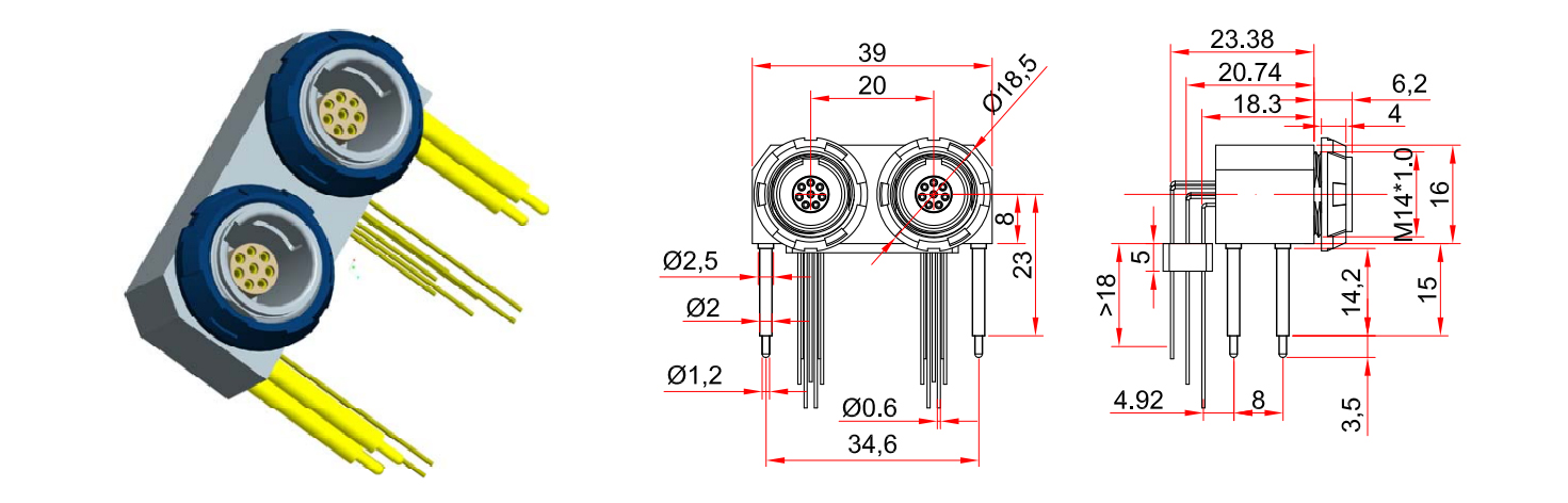 Push-pull connector plastic male and female medical plug in Shenzhen ...