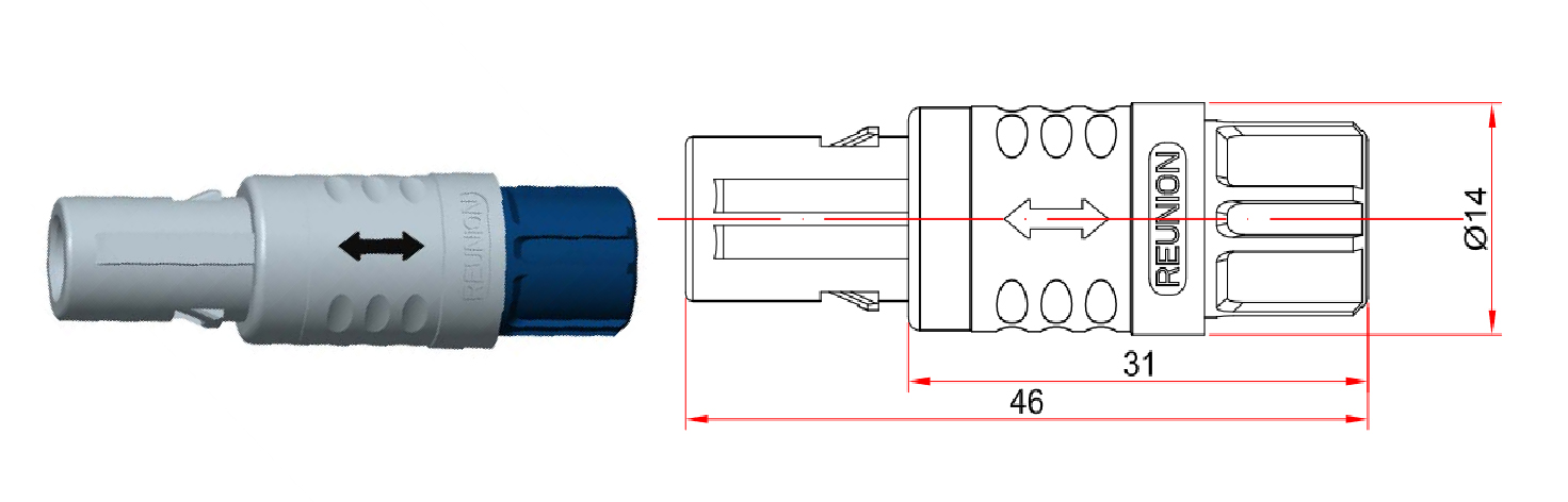 Push-pull connector plastic male and female medical plug in Shenzhen ...