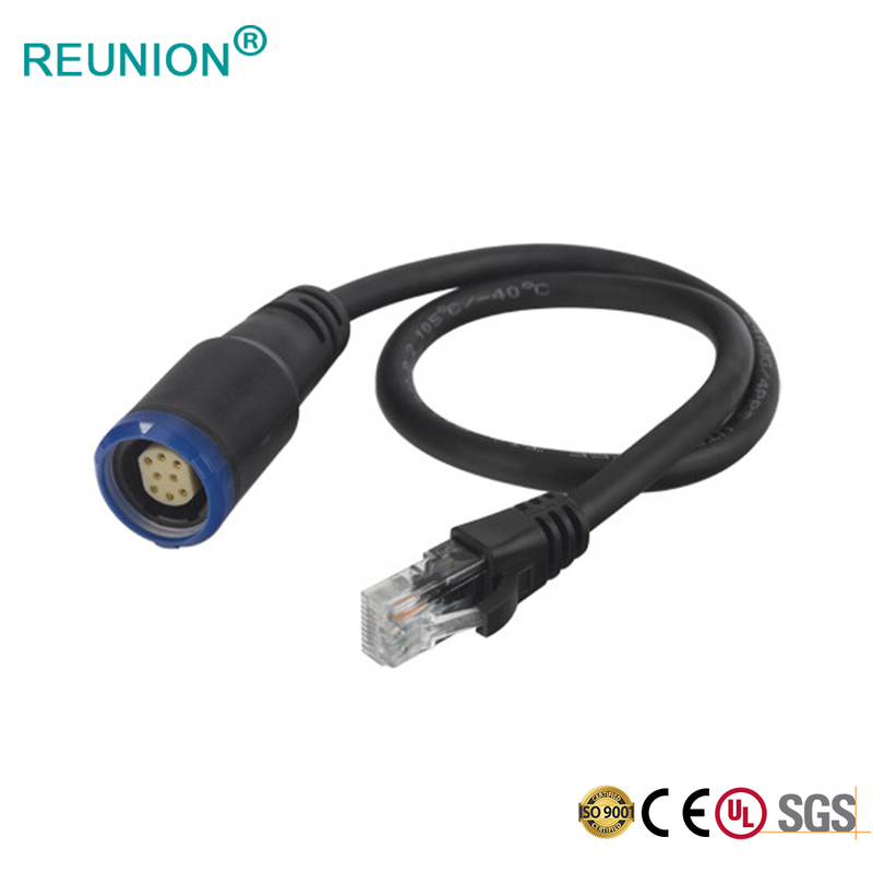 2+3Pins 2P Self-locking Push Pull Connectors Panel Mounting Female ...