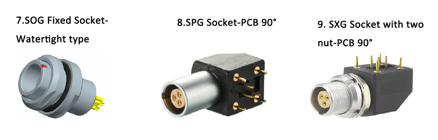 10 Pin Push Pull Plug and Socket Male Female Connector for Medical ...