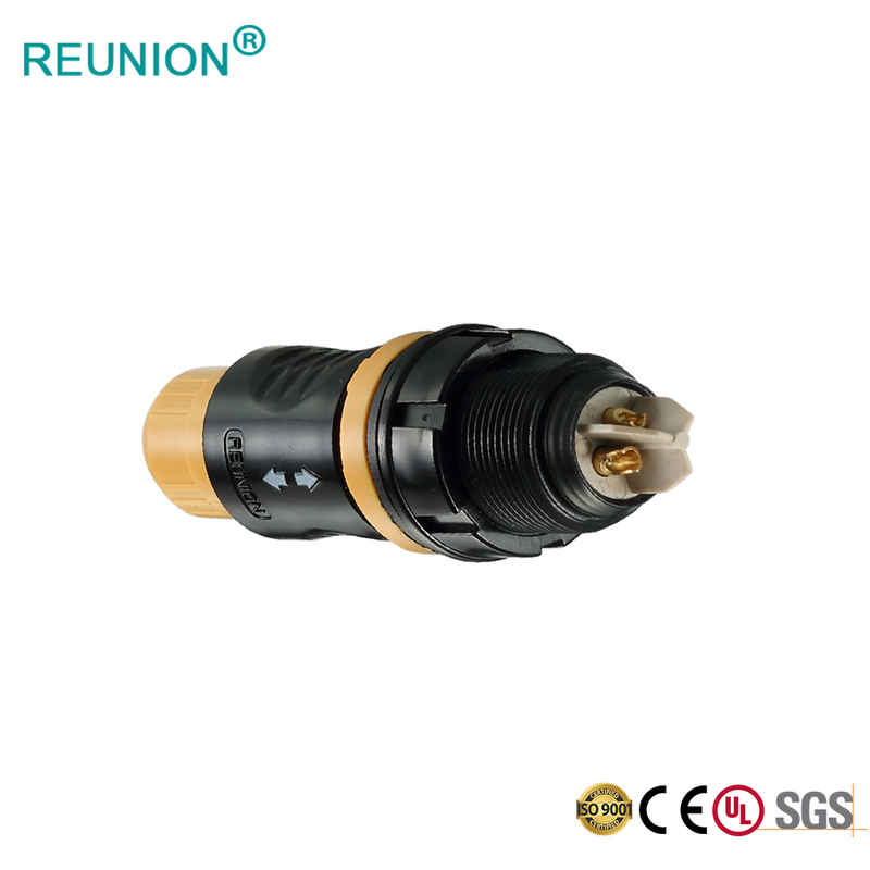 IP65 Waterproof 3 Pole Power Cable Connectors with Ground wire - Buy ...