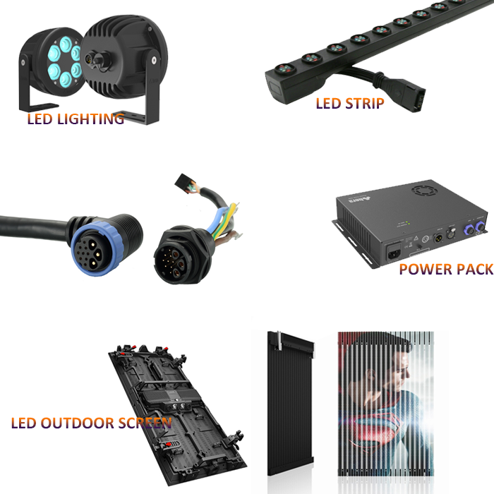 REUNION X Series - 12pins Power Electrical Joint Wire IP67 Waterproof ...