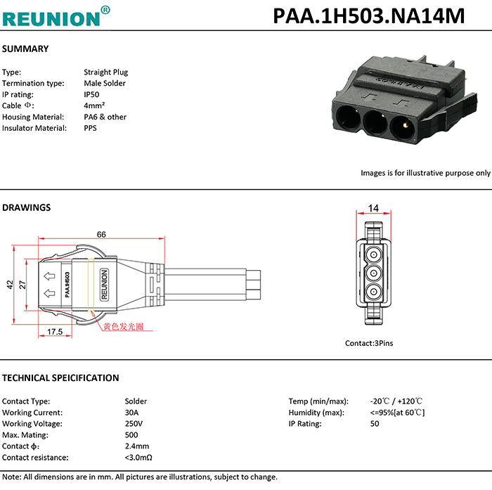 REUNION Custom Flat Power Connectors Assembly for LED Screen - SHENZHEN ...