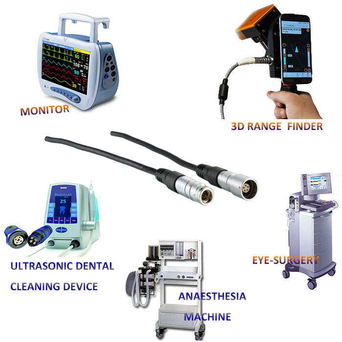 SQG EGG EGA Metal Circular Connector 2 3 4 5 6 7 9 Pin Female ...